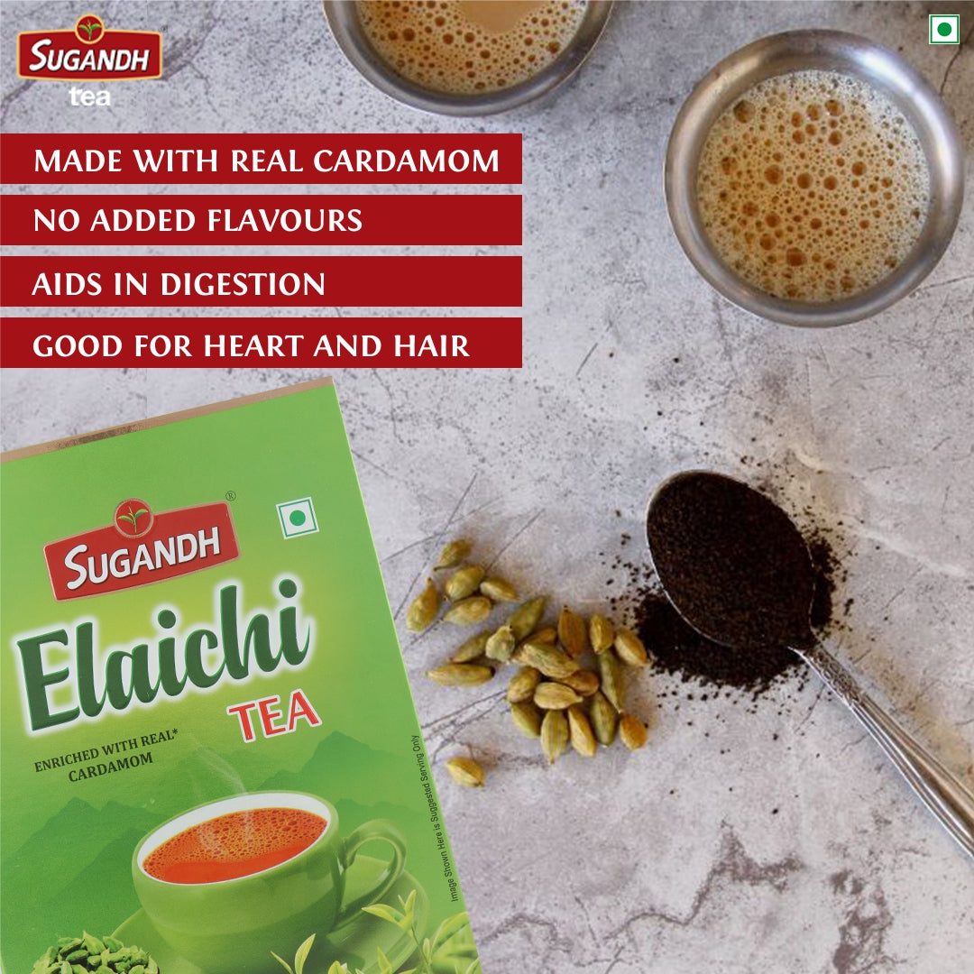 Sugandh Elaichi Tea 500g Box (Pack of 2) – Sugandh Tea
